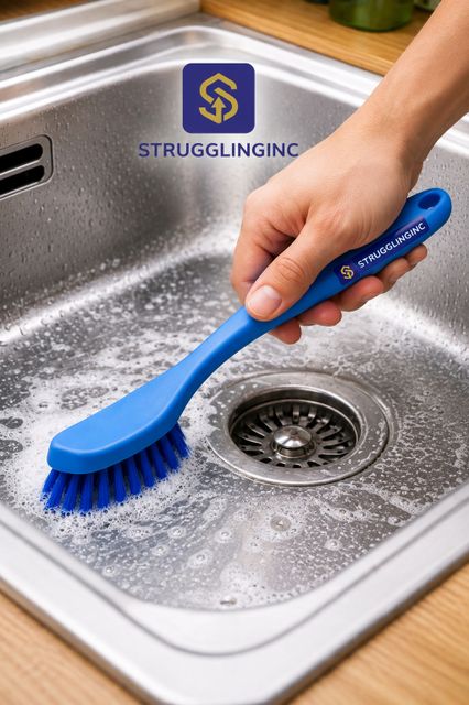 STRUGGLINGINC Kitchen & Wash Basin | Strong Plastic Handle Plastic Wet ...