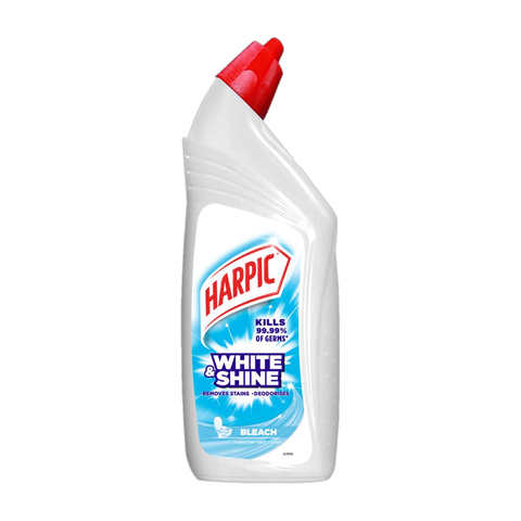 Harpic White & Shine Toilet Cleaner, Liquid, basin, commode, tile ...