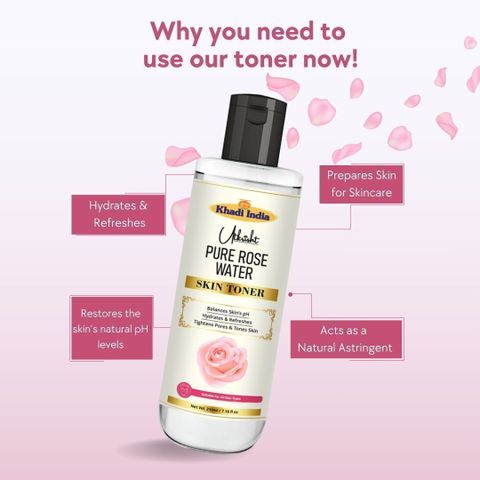 Utkrisht Khadi Luxurious Rose Water Toner Hydration & Refreshment for ...