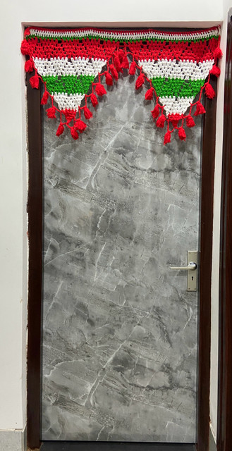woolen toran design for door hanging