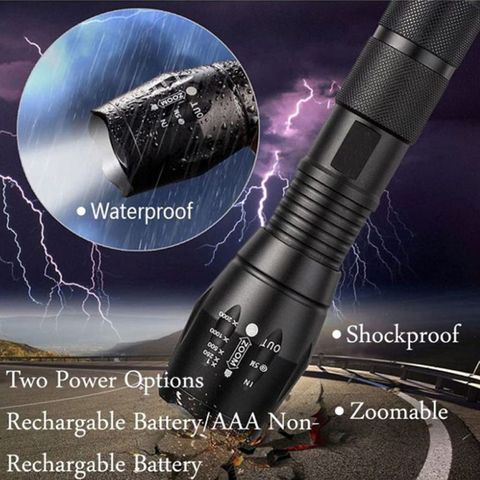 Small Sun Useful Rechargeable Metal 5 Mode Torchlight Torch Price in ...