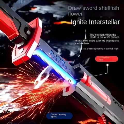 ANIMX Electronic RGB Katana Sword with LED Lights & Sound Effects ...