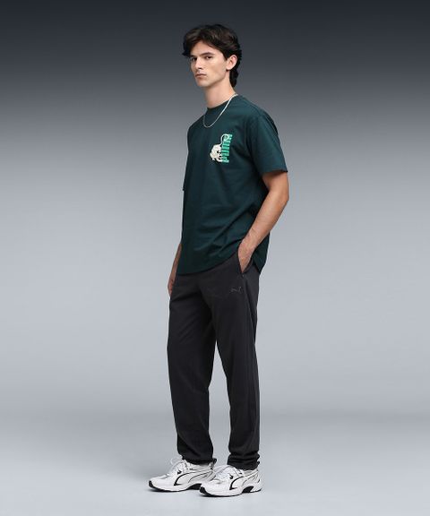 PUMA Solid Men Grey Track Pants - Buy PUMA Solid Men Grey Track Pants ...