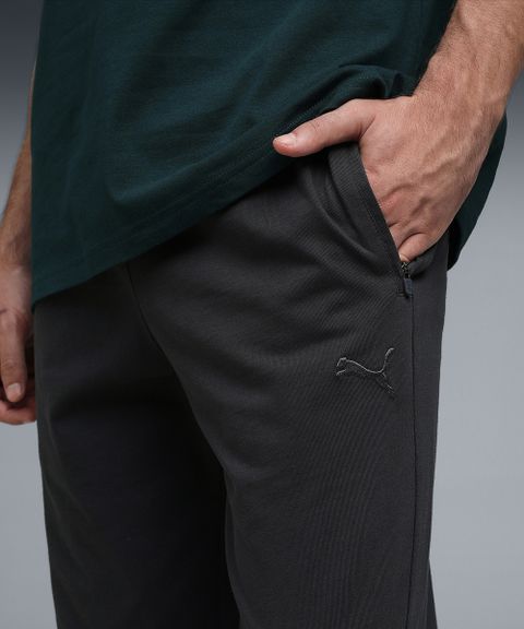 PUMA Solid Men Grey Track Pants - Buy PUMA Solid Men Grey Track Pants ...