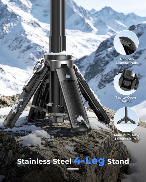 GRENARO Tripod for Mobile, 2-in-1 Magnetic\Clamp Combo Tripod ...