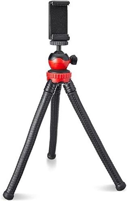 THEMRCREATIOn red black Gorilla Tripod with Head Capacity Flexible cvb2 ...