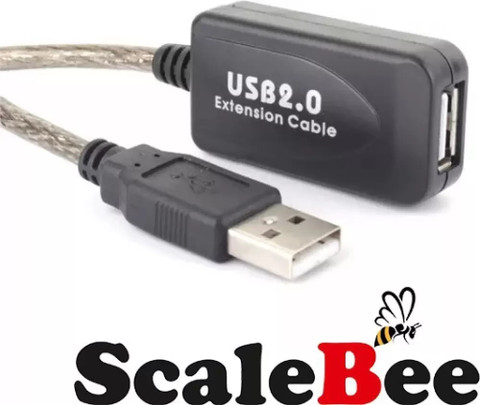 SCALEBEE TV-out Cable USB 2.0 Active Extension Repeater Cable Male to ...
