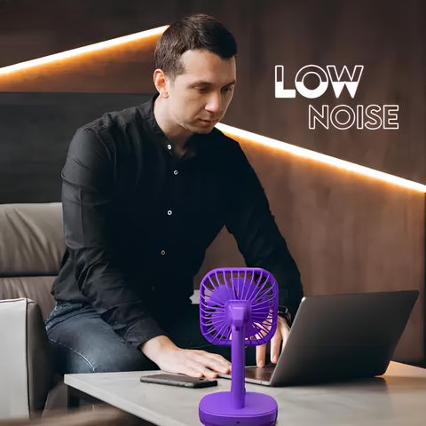 Clairbell Mini Ac Cooler Rechargeable Flow Fan Portable (USB Fan) With ...