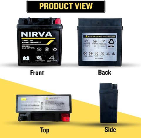 Nirva NRX-5LB 12V 5Ah VRLA Rechargeable Maintenance Free, Leak Proof ...