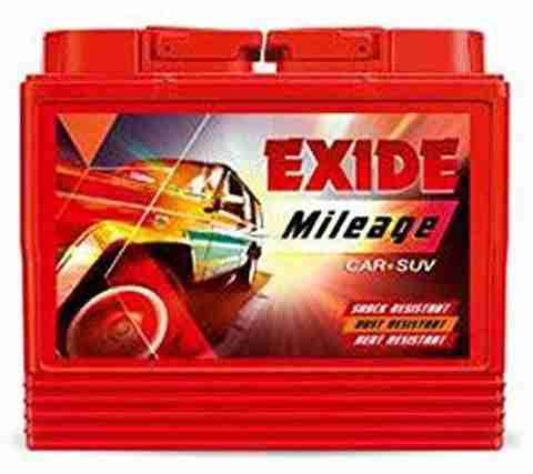 EXIDE Mileage Din60-60ah Car Battery 60 Ah Battery for Car Price in ...