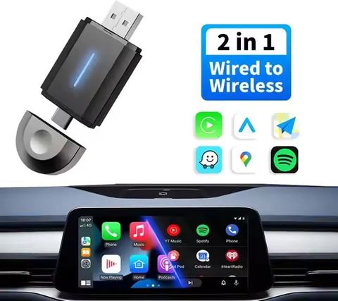 Roger Roger's Wireless CarPlay and Android Auto Adapter, USB Dongle for ...