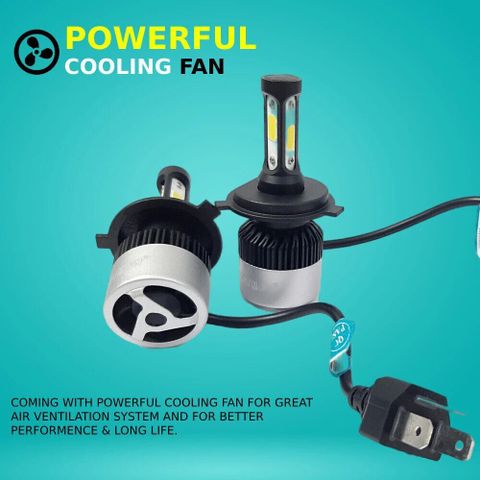 AutoPowerz Maruti Swift Dzire 800 Headlight Bulbs with H-4 Fitting COB ...