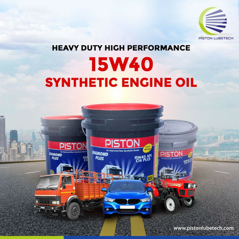piston 15W40 API CI4 PLUS Heavy Duty Full-Synthetic Engine Oil Price in ...