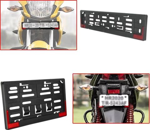 spaziogold Hero Splendor Plus Bike Number Plate frame for all bikes ...