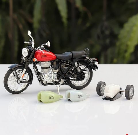 Ignite Royal Classic 350 Diecast Bullet Bike 1:15 Scale Alloy Enfield ...