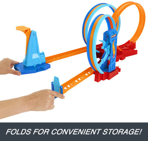 hot wheels track loop instructions
