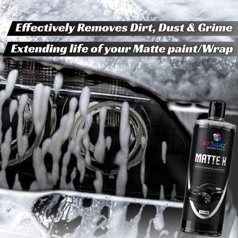 Carsaaz Matte X Bike and Car Shampoo for Matte Paint 1 Litre | Premium ...