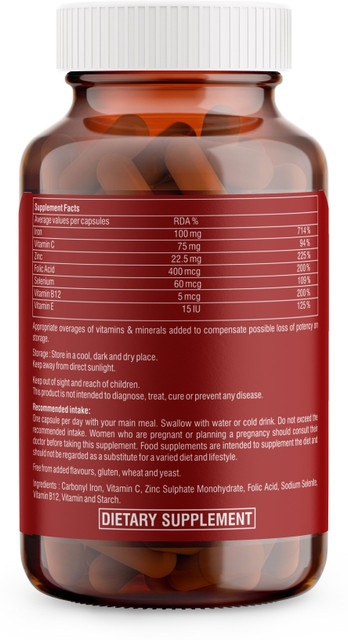 HealthBest Haemobest Capsules | Iron | Increases Hemoglobin | Red Blood ...