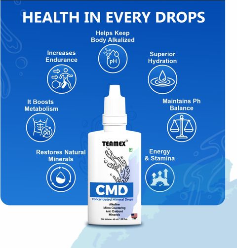 Teamex Alkaline Mineral Water Drops, pH Booster Drops for Alkaline ...