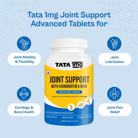 TATA 1mg Joint Support Advanced Tablet with Glucosamine, MSM ...