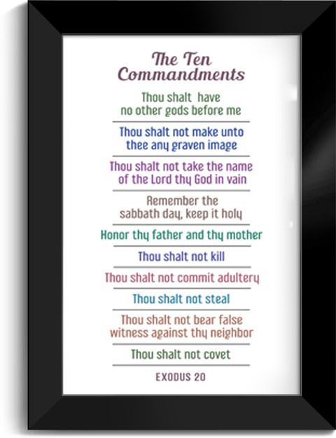 ten commandments kjv