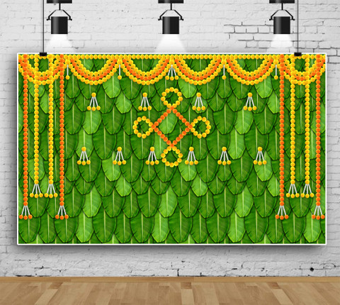 leaf background decoration
