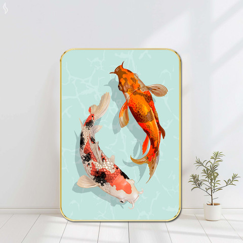 koi wall decor