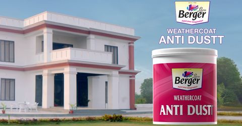 Berger Weathercoat Anti Dustt - Dustproof & Weatherproof Exterior White ...
