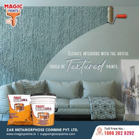 Magic Paints Stone Art Wall Texture Paint | Natural Stone Effect Finish ...