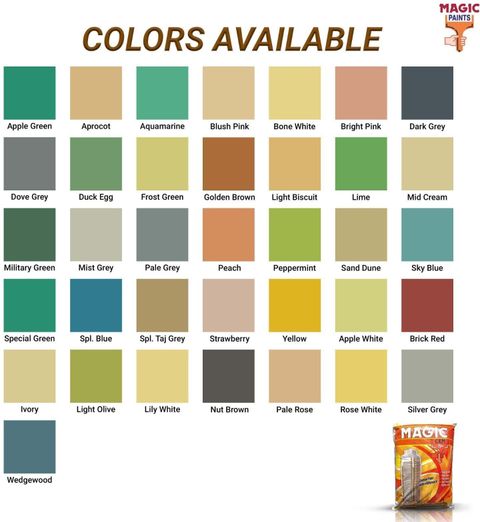 Magic Paints Magic Cem Plus Decorative Waterproof CEMENT PAINT ...