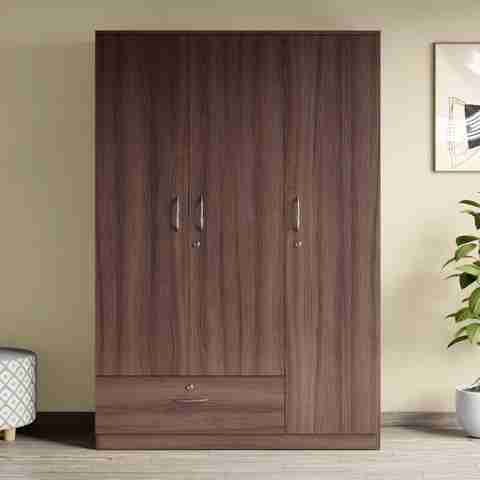 Godrej Interio Ewa Engineered Wood 3 Door Wardrobe Price in India - Buy ...