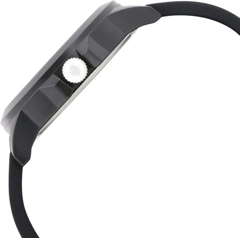 Fastrack 38024PP25 Fastrack Tees Black Dial Black Silicone Strap Unisex ...
