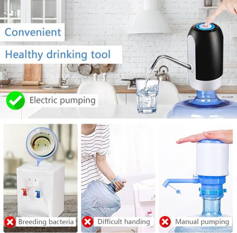 Blend Buzz Travel Friendly USB Bottle Filler for 500ml Bottles Fast ...