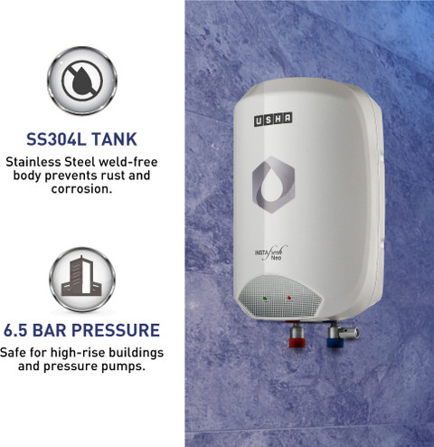 USHA Insta Fresh Neo 3 L Instant Water Geyser Price in India - Buy USHA ...