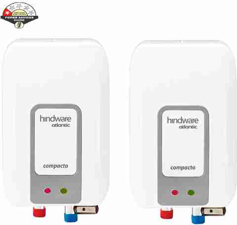 Hindware Compacto ( Pack of 2 ) Stainless Steel Tank, 3 L Instant Water ...