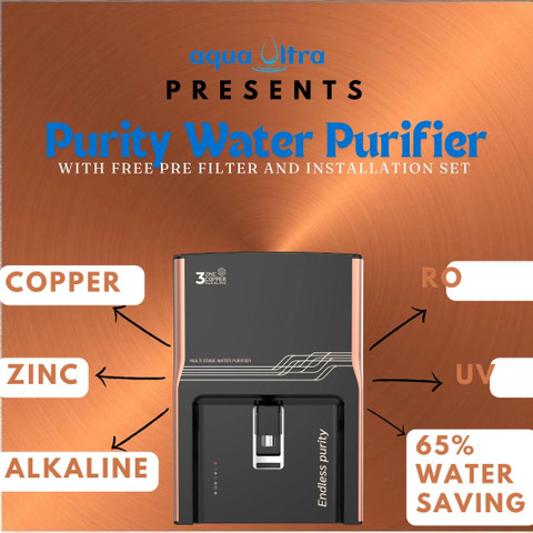Aquaultra Purity Water Purifier, With Free Pre filter and Installation ...