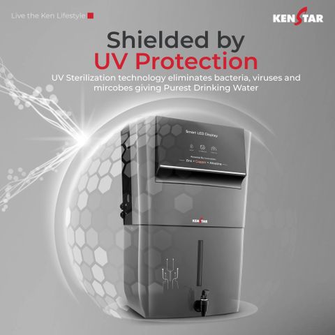 Kenstar Pureza 8 L RO + UF + UV + Copper + Alkaline + Mineralizer Water ...