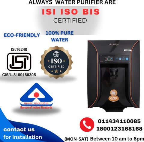 Always Aqua with LED display & Pre filter 12 L RO + UV + UF + Copper ...