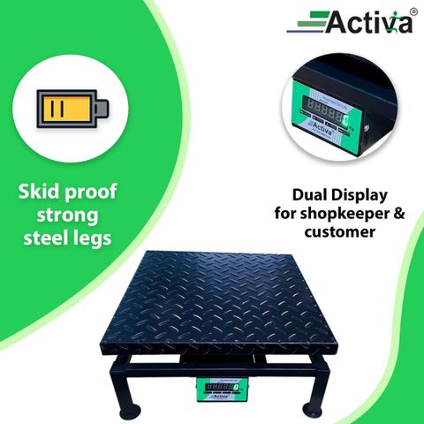 ACTIVA 300kg weighing scale|weight machine for shop|MS 50g accuracy ...
