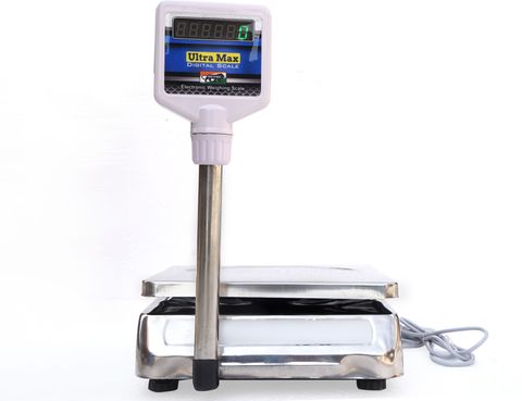 ULTRA MAX Steel Body Digital Weight Machine With Pole Display Digital ...