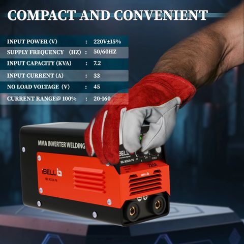 iBELL IBL M220-76 ARC Welding Machine 220A,Portable IGBT Welder,Hot ...
