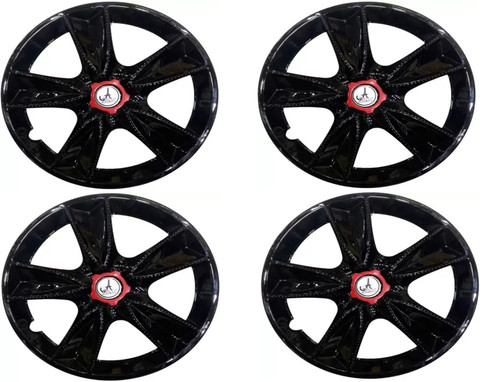 ALPINEZO CAR WHEEL CAP/WHEEL COVER MAPPLE DEGINE "BLACK_AND_MIDDLE_RED ...