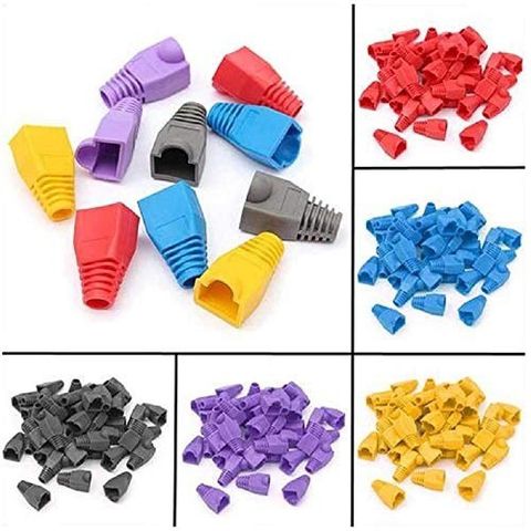 SCALEBEE RJ45 Boot CAT6 CAT6E CAT5 CAT5E Ethernet Network Cable Strain ...