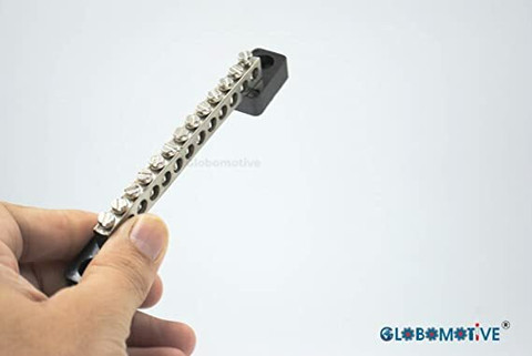 GLOBOMOTIVE 12 Ways Neutral Link Grounding Bar for Cable Looping and ...