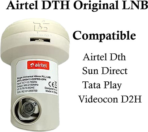 OM SAKTHI - Airtel DTH Original LNB Full HD (Compatible Sun direct ...