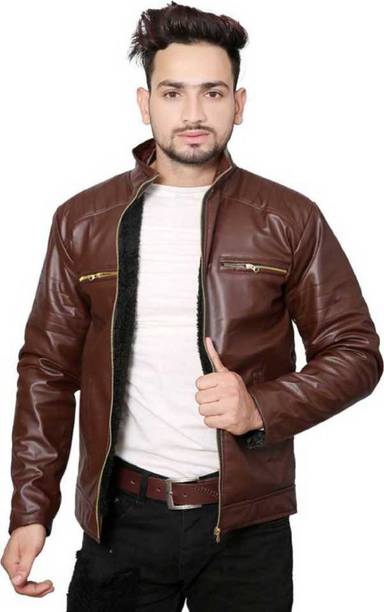 Leather Jackets For Men Online at Best Price In India | Flipkart.com