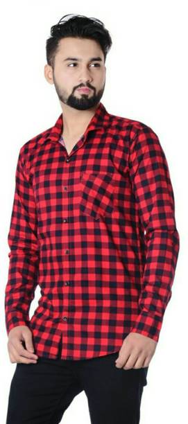 Red And Black Check Shirt - Buy Red And Black Check Shirt online at ...