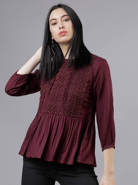 Peplum Top Womens Tops Buy Peplum Top Womens Tops Online At Best