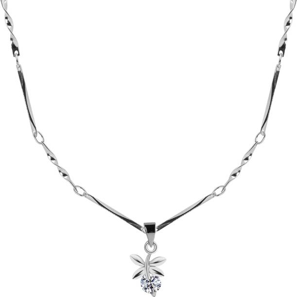 Silver Chains - Buy Silver Chains Necklaces online at Best Prices in ...