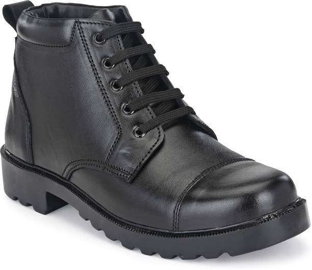 Black Police Shoes - Buy Black Police Shoes online at Best Prices in ...